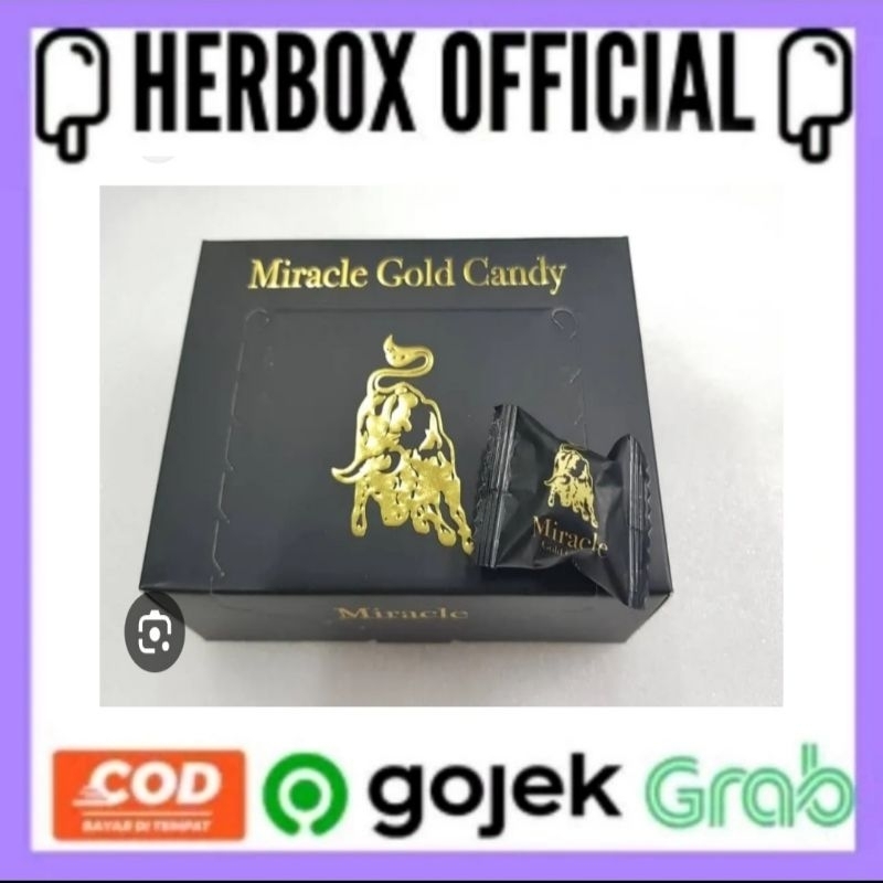 Jual Miracle Gold Candy Original 30 Pcs | Shopee Indonesia