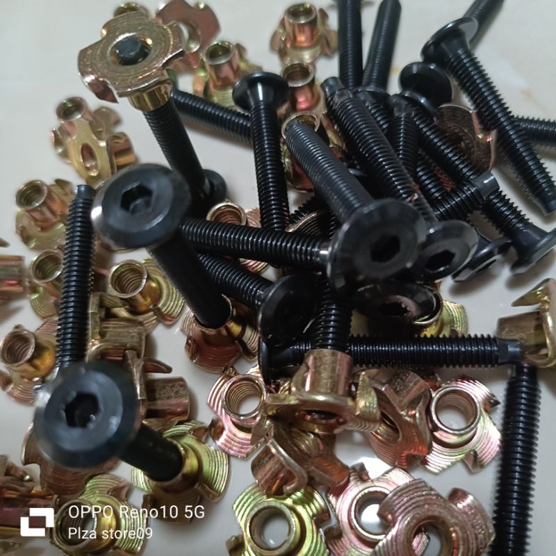 Jual 50.biji Baut box speaker cakar M6 panjang 4cm bahan baja asli ...