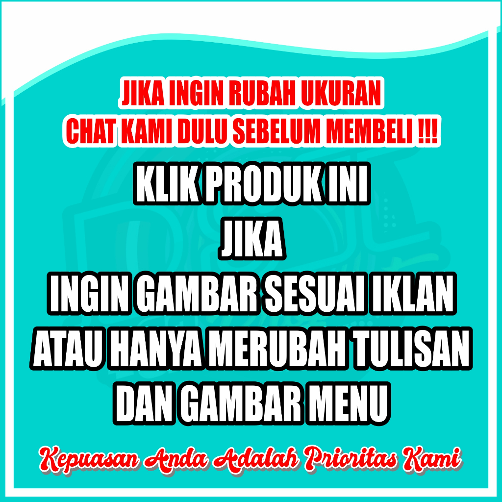 Jual BANNER / SPANDUK CILOK 60 X 160 | Shopee Indonesia