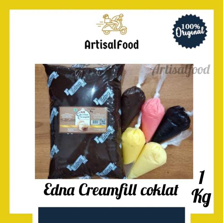 Jual selai filling isian EDNA CREAMFILL 1 KG TIMB. | Shopee Indonesia