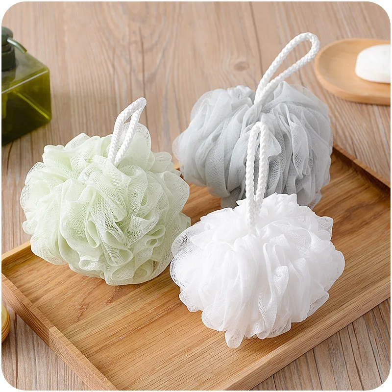 Jual Mini Shower Puff - Bath Ball Shower Anak | Shopee Indonesia