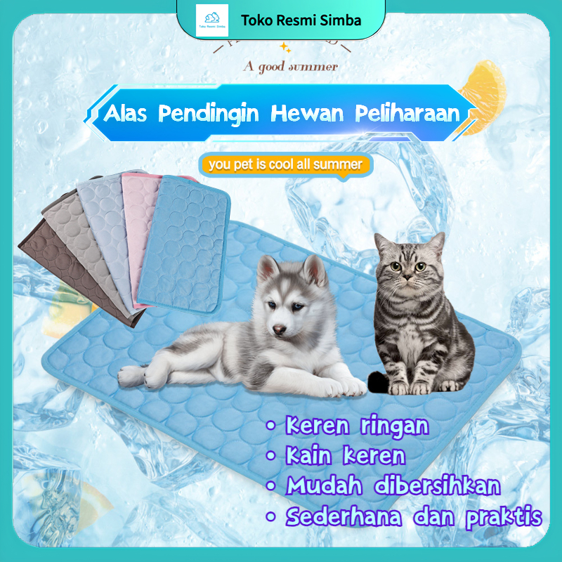 Jual Cooling Pad Kucing&Anjing Summer Pet Cooling Mat Alas Matras ...