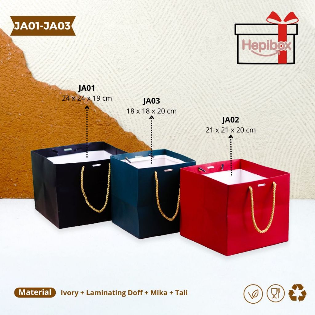 Jual Paper Bag Tali Souvenir Hampers Gift / Paper Bag Mika / Paper Bag ...