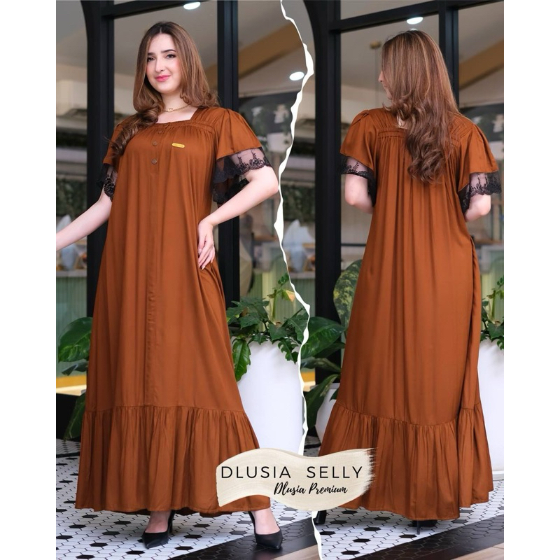 Jual Daster Arab Dlusia SELLY Dress Twill Premium | Shopee Indonesia