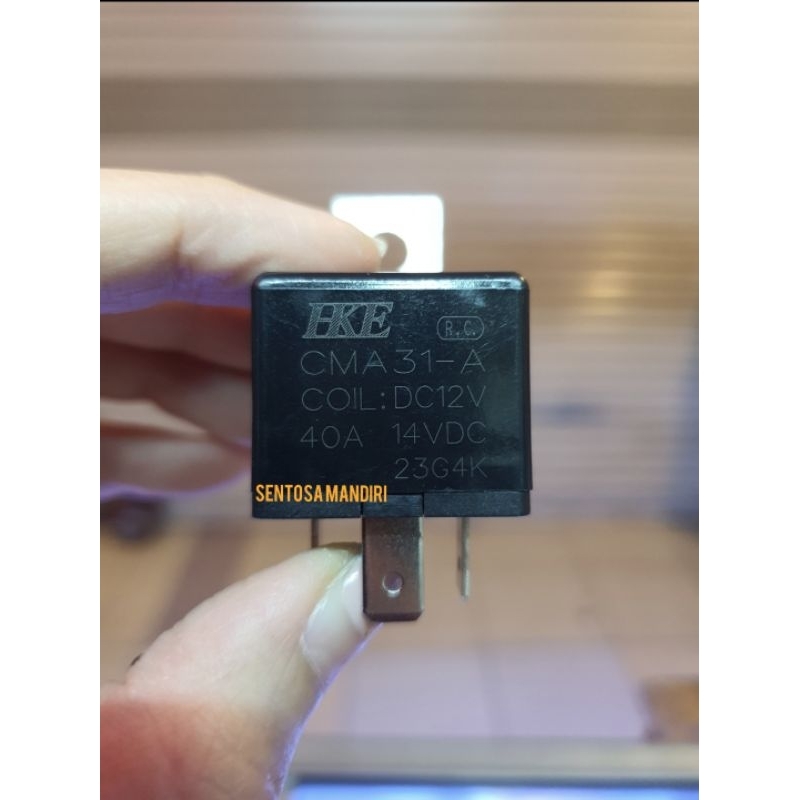 Jual RELAY RILAY MOBIL 4P 4 Pin HKE 12V 12 Volt CMA31-A 40A buat ...
