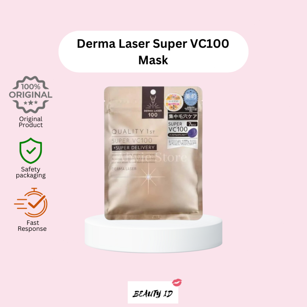 Jual [READY] Derma Laser Quality 1st Super VC100 Mask Original Japan ...