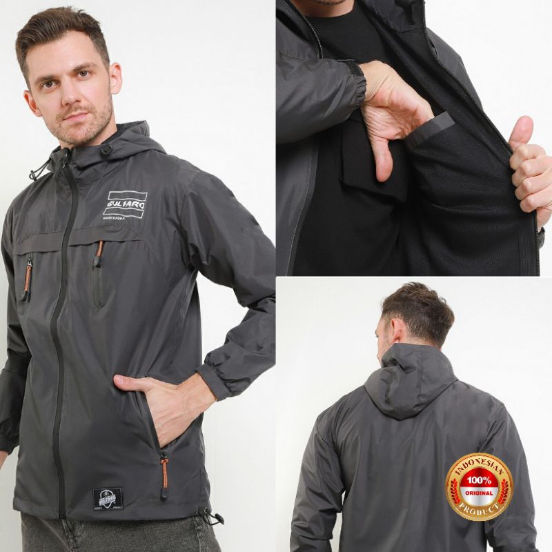 Jual jaket parasut Taslan waterproof original bulfaro | Shopee Indonesia