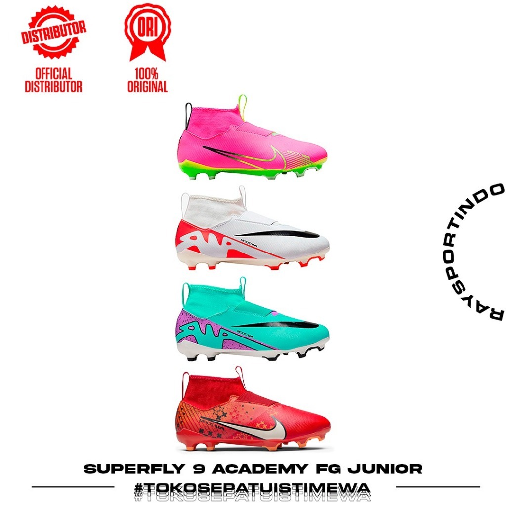 Jual NIKE ZOOM MERCURIAL SUPERFLY 9 ACADEMY FG/MG JR | Shopee Indonesia