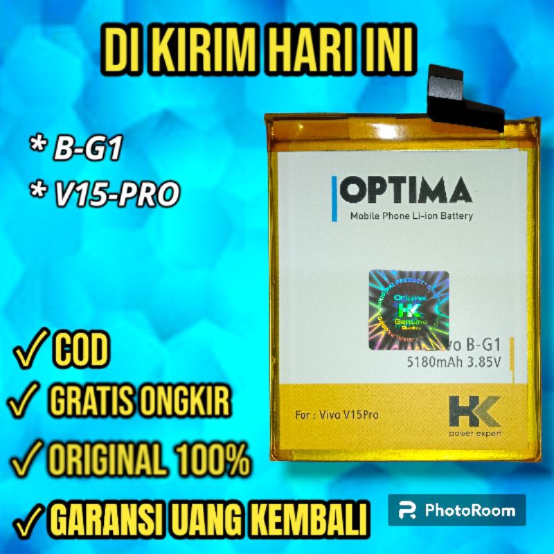 Jual BATERAI HK BG-1 V15 PRO BG1 ORIGINAL HK ADA HOLOGRAM double power ...