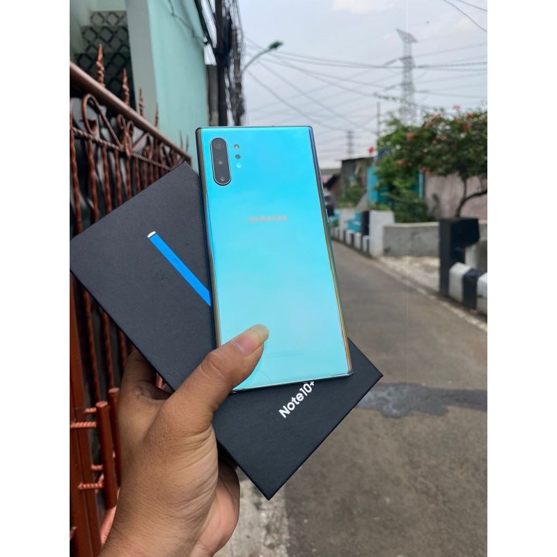 Jual Samsung Note 10 Plus 12/256gb Resmi sein Fullset | Shopee Indonesia