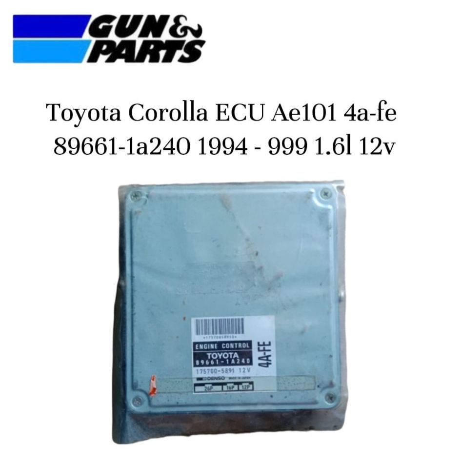 Jual Ecu Mesin Toyota Corolla AE101 4A-FE 89661-1A240 12V Sparepart Original Copotan | Shopee ...