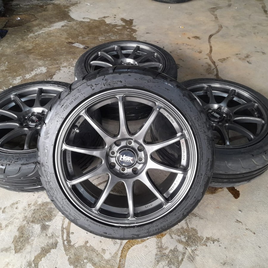 Jual velg mobil bekas HSR INDY ring 17 pcd 4x100/114,3 untuk yaris jazz livina mobilio | Shopee ...