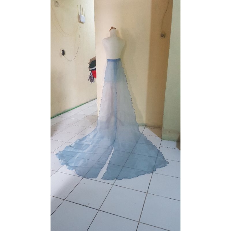Jual ekor chongsam / ekor gaun pengantin full ORGANZA | Shopee Indonesia