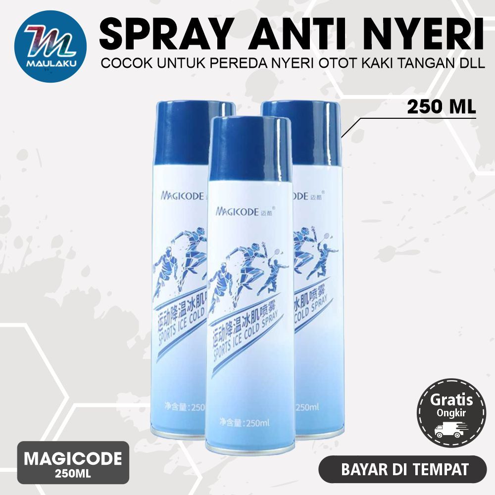 Jual Obat Pereda Nyeri Pain Killer Cooling Spray 250 ml | Shopee Indonesia