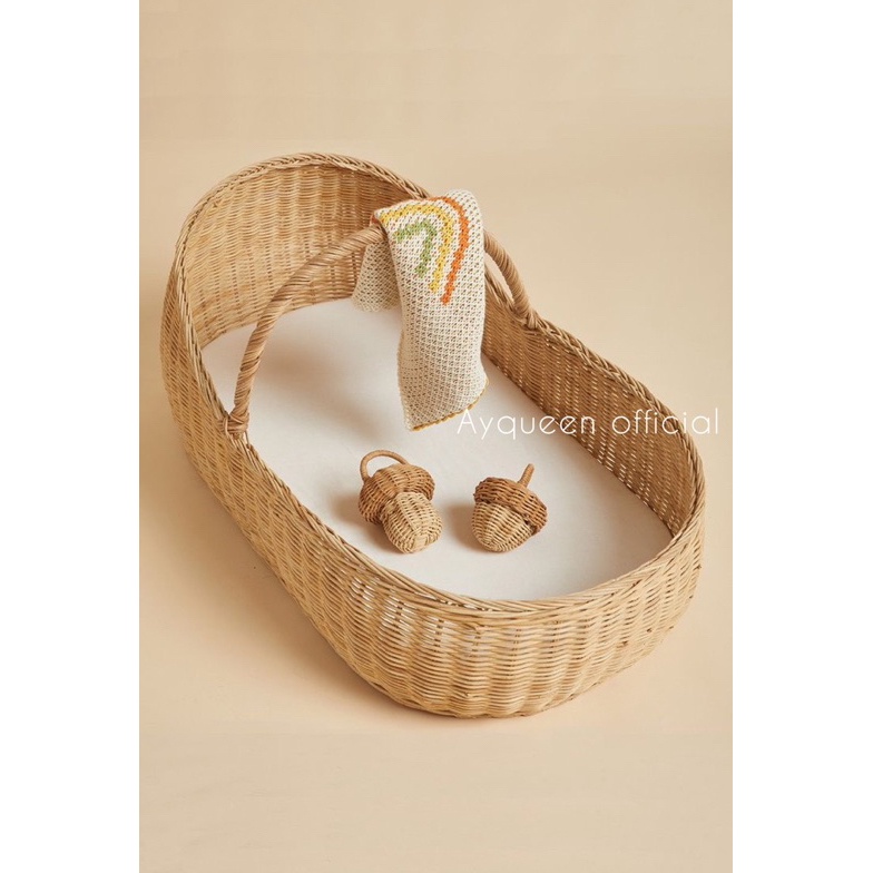 Jual Miliki KERANJANG BAYI BOX BAYI ESTETIK BOX BAYI ROTAN KASUR BAYI ...