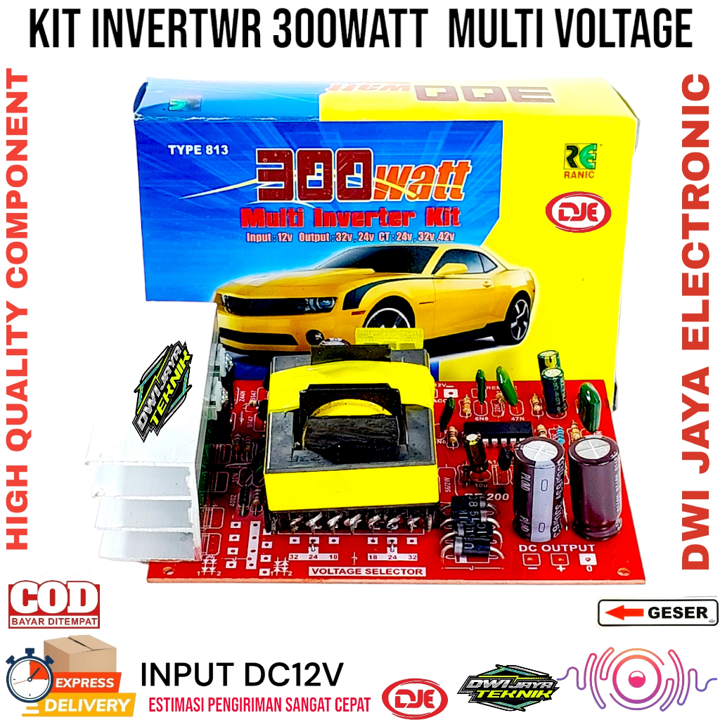 Jual Kit Multi Inverter 300W input 12V | Shopee Indonesia