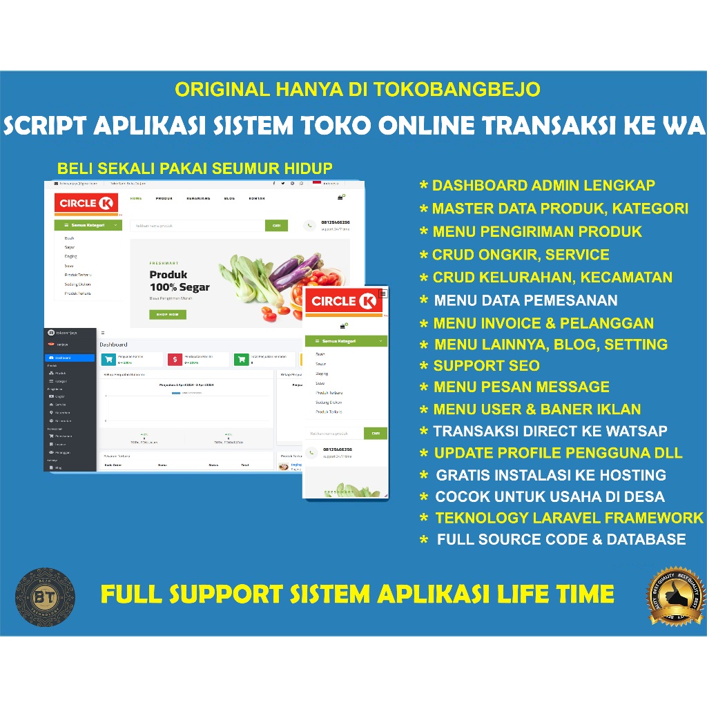 Jual APLIKASI WEB SOURCE CODE TOKO ONLINE LARAVEL TRANSAKSI LANGSUNG KE ...