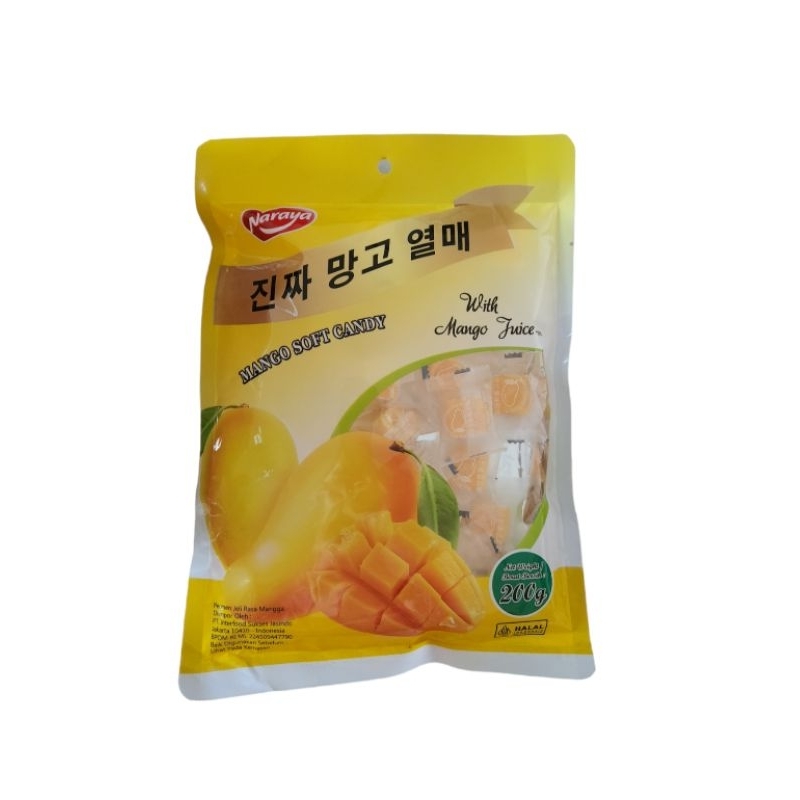 Jual Naraya Mango Soft Candy 200g | Shopee Indonesia