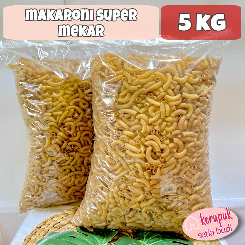 Jual MAKARONI MENTAH MAKRONI MEKAR 1 BAL (5 KG) | Shopee Indonesia