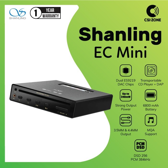 Jual Shanling EC Mini Dual ES9219MQ Bluetooth 5.0 CD Player & DAP | Shopee Indonesia