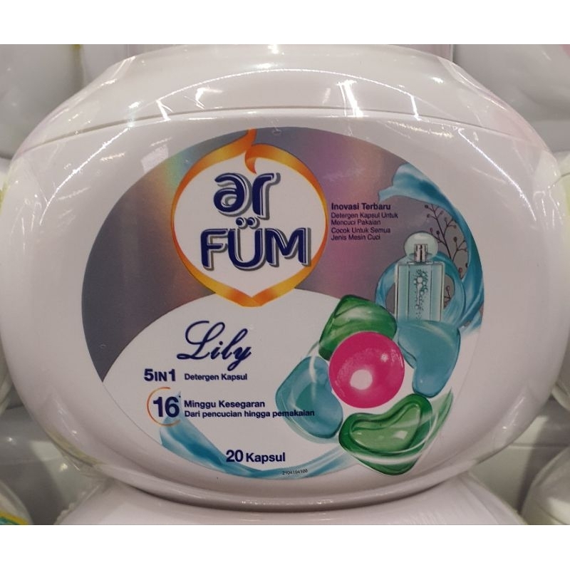Jual AR Fum 5in1 Detergen Kapsul varian Rose | Lily | Eternal | Amore ...