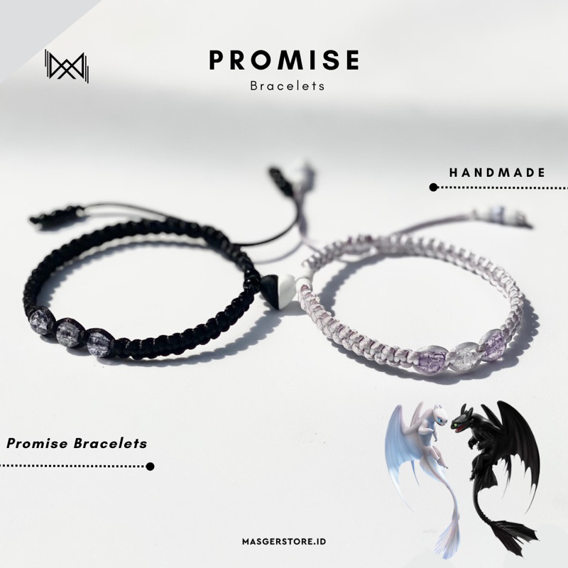 Jual [Promise] Bracelets Couple Magnet | Gelang Sepasang Magnet Gelang ...