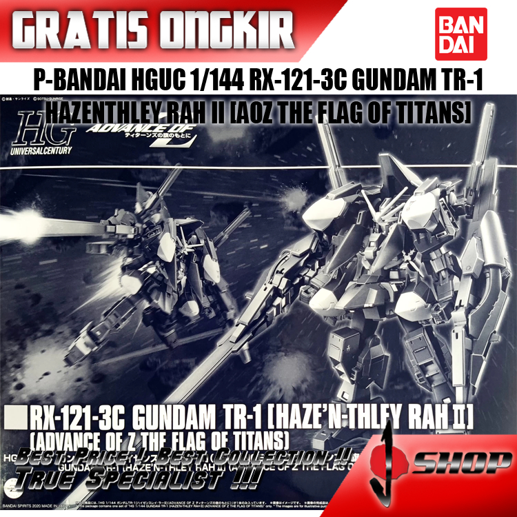 Jual P-BANDAI HG / HGUC 1/144 RX-121-3C GUNDAM TR-1 HAZENTHLEY RAH II ...