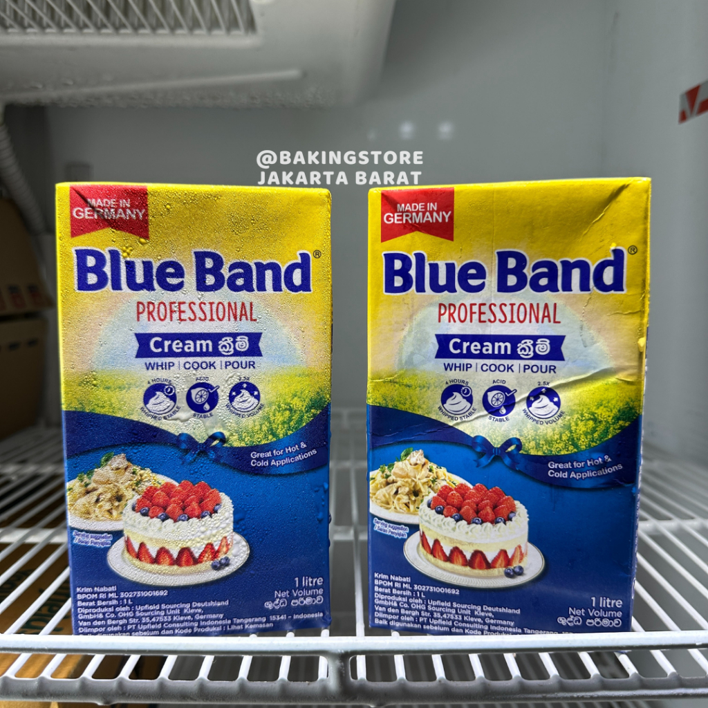 Jual Blue Band Professional Multipurpose Whip Cream 1L | Blueband ...