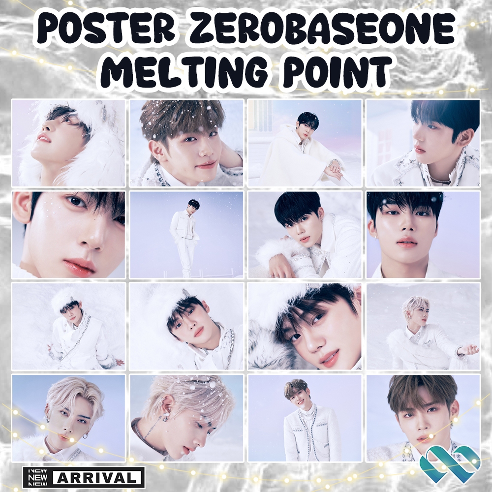 Jual Poster ZEROBASEONE ZB1 MELTING POINT - Poster Kpop A4 A5 A6 Murah ...