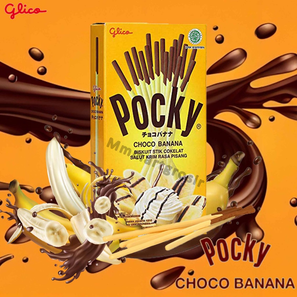 Jual Pocky / Biskuit Stick Cream Cokelat / Biskuit Rasa Choco Banana ...