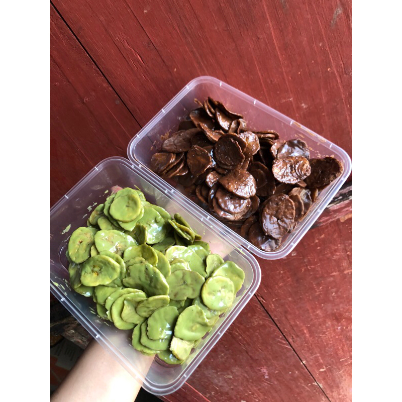 Jual KRIPIK PISANG LUMER MACHA DAN COKLAT LUMER | Shopee Indonesia