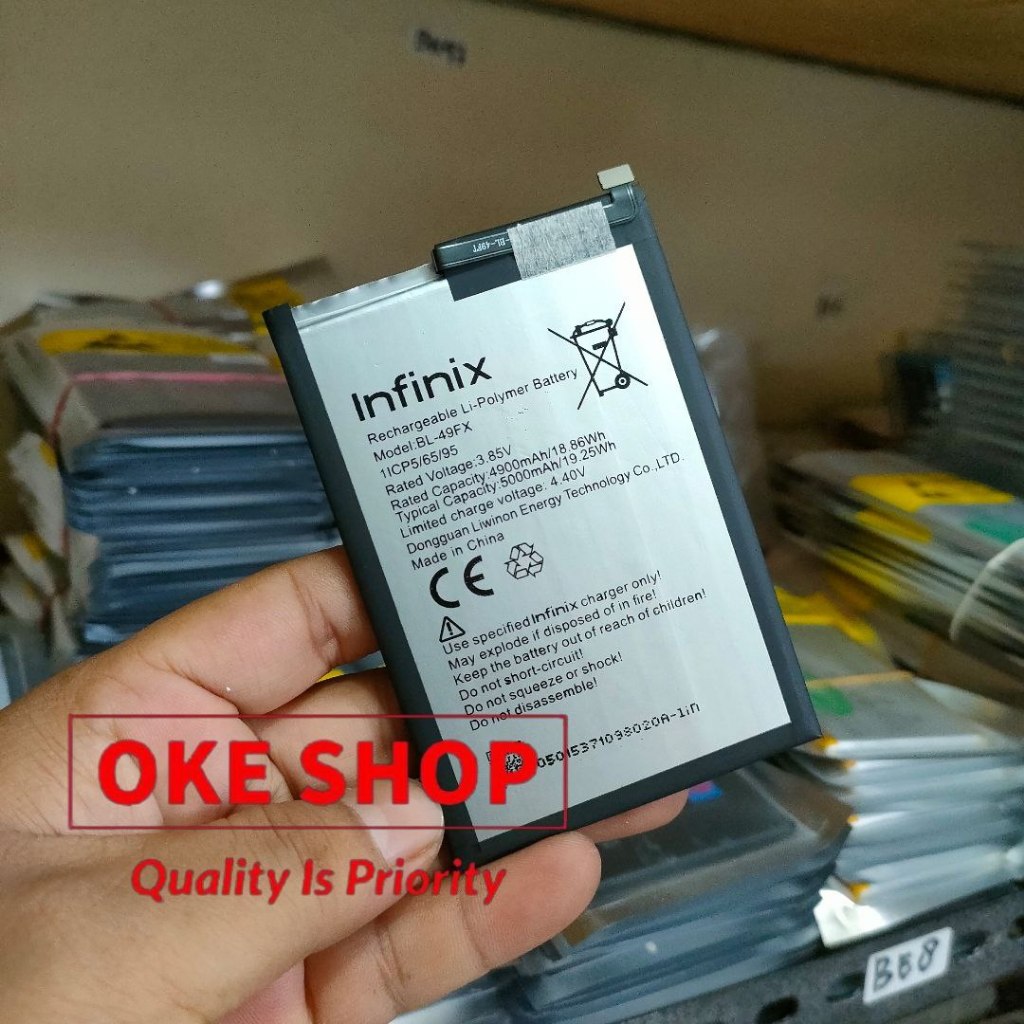 Jual Baterai Hp Infinix Hot 11s X6812 X6812B Model Batre BL-49FX Batrei ...