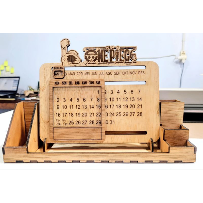 Jual Kalender Abadi•kalender sepanjang masa•tempat pensil•kalender meja ...
