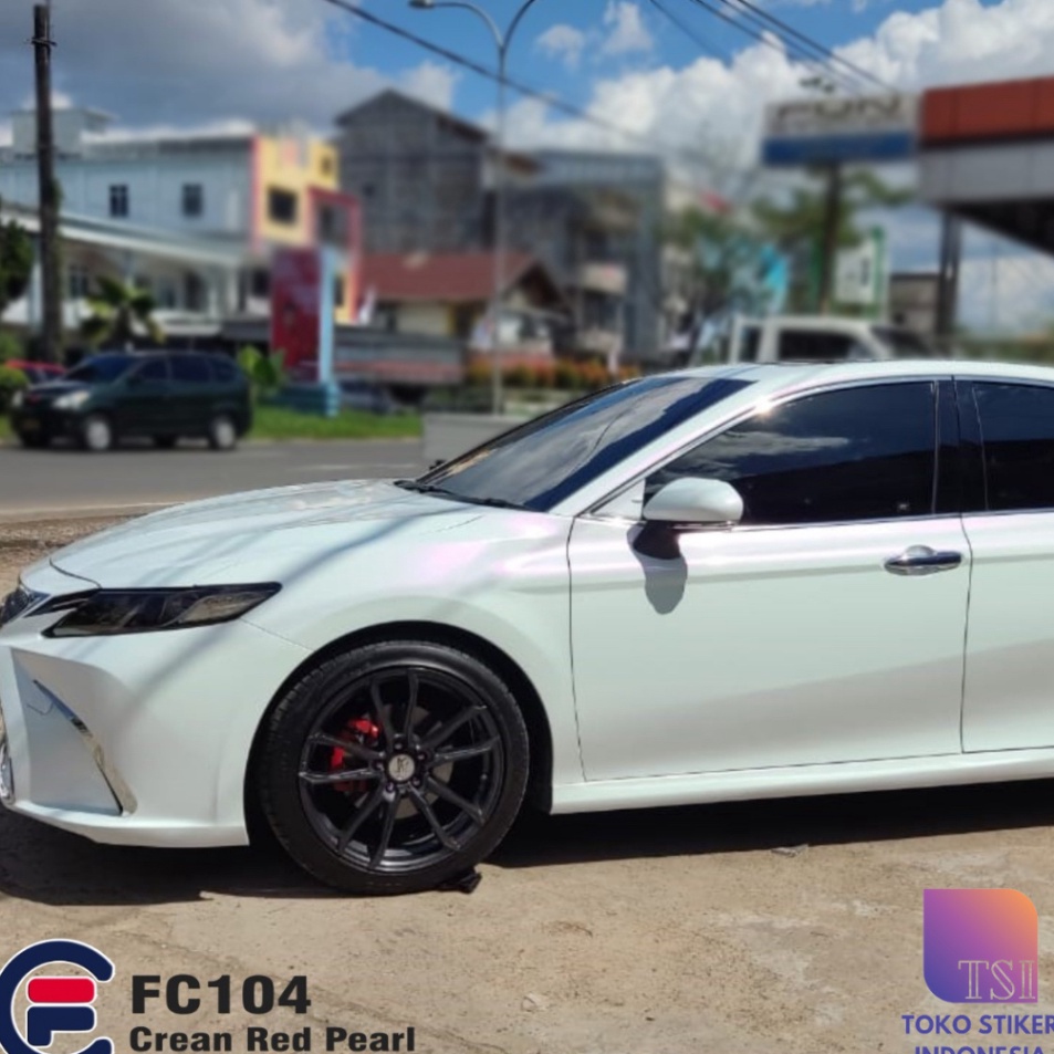 Jual TfM Stiker Skotlet Putih Lembayung Mutiara Pearl Glossy Fanchi ...