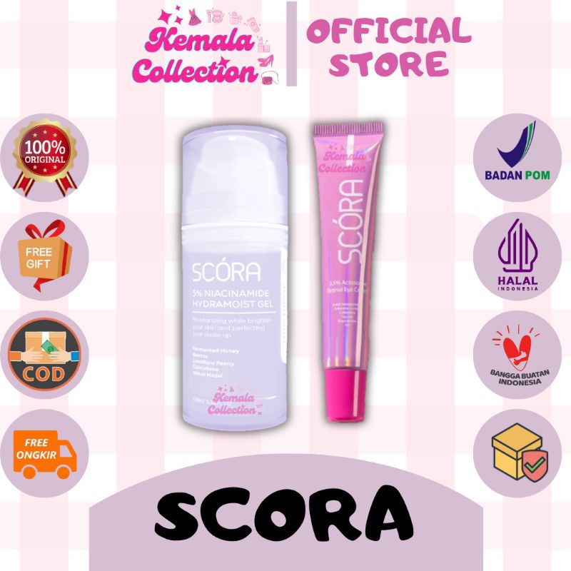 Jual [FREE GIFT] Scora Niacinamide Hydramoist Gel & Actosome Retinol ...
