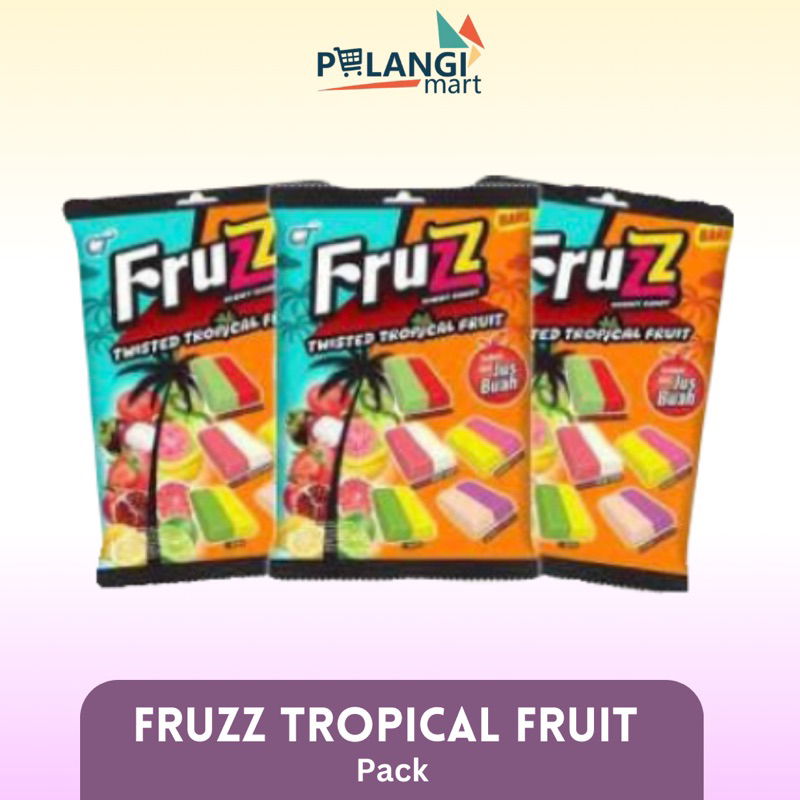 Jual PERMEN FRUZZ TWISTED TROPICAL FRUIT 100 GR | Shopee Indonesia
