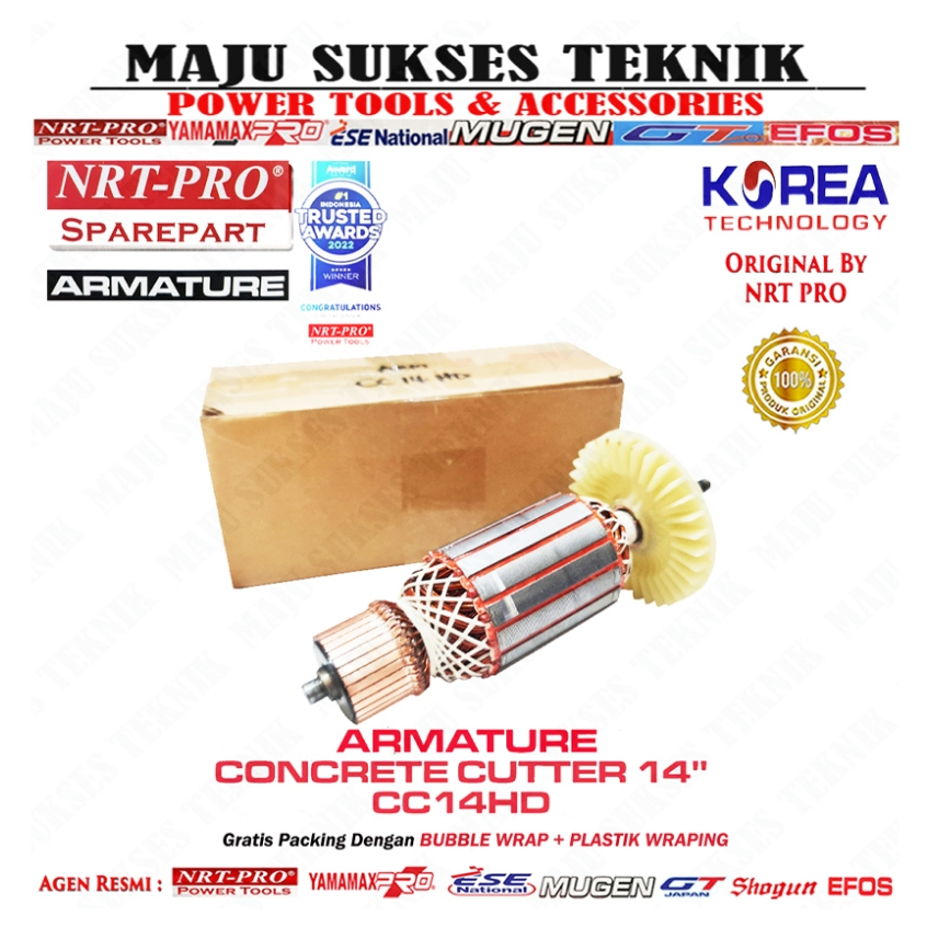 Jual ARMATURE / ANGKER NRT PRO CC 14 HD CC14HD CONCRETE CUTTER MESIN ...