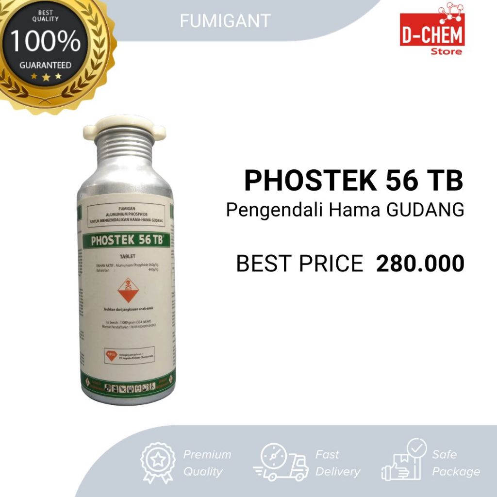 Jual Phostek 56 TB,Obat hama,hama gudang,beras gandum jagung | Shopee ...
