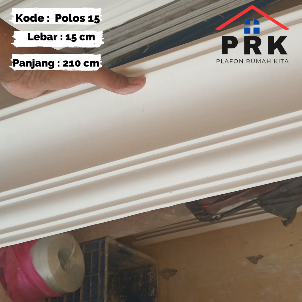Jual Lis List Gypsum Gipsum Motif (MINIMALIS) Polos kiki lebar 15cm ...