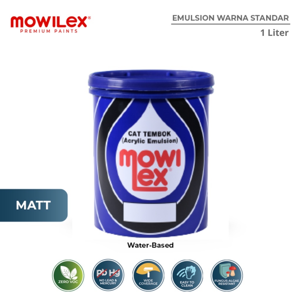 Jual CAT TEMBOK INTERIOR MOWILEX / MOWILEX EMULSION 2,5 L GALON - READY ...