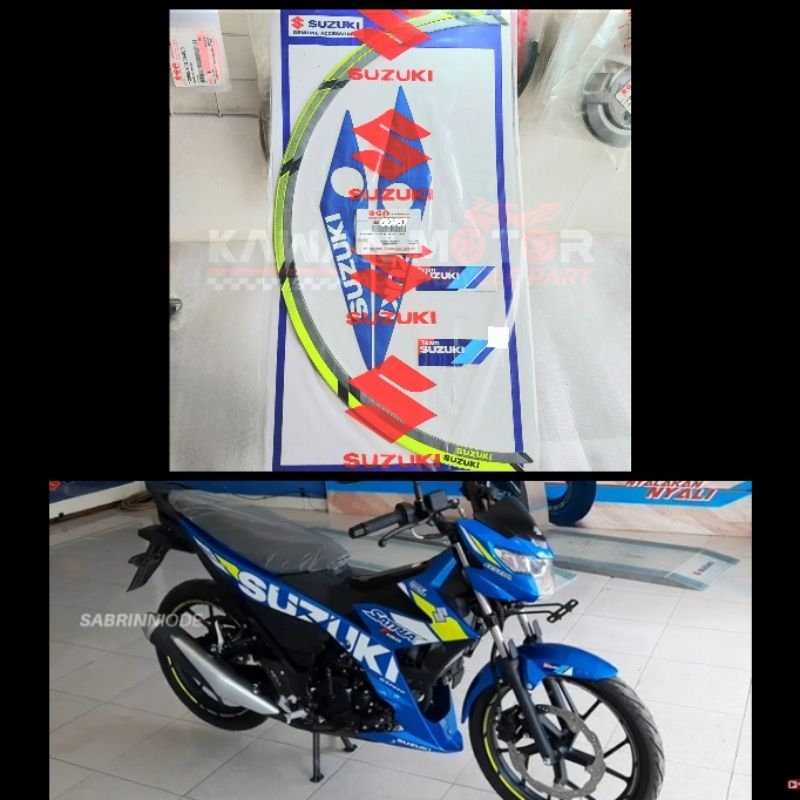 Jual Stiker Sticker Strip Velg SGA Suzuki Satria F FU FI Injeksi Moto ...