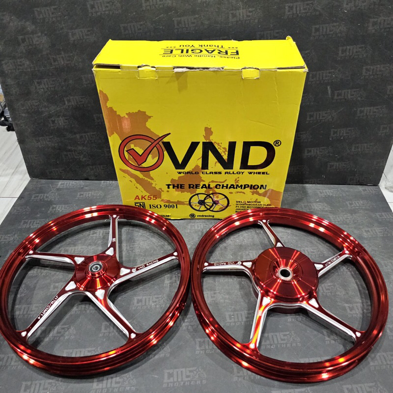 Jual Velg Velg VND AK55 AK 55 R17 P5 Honda Vario 125 Vario 150 Merah | Shopee Indonesia