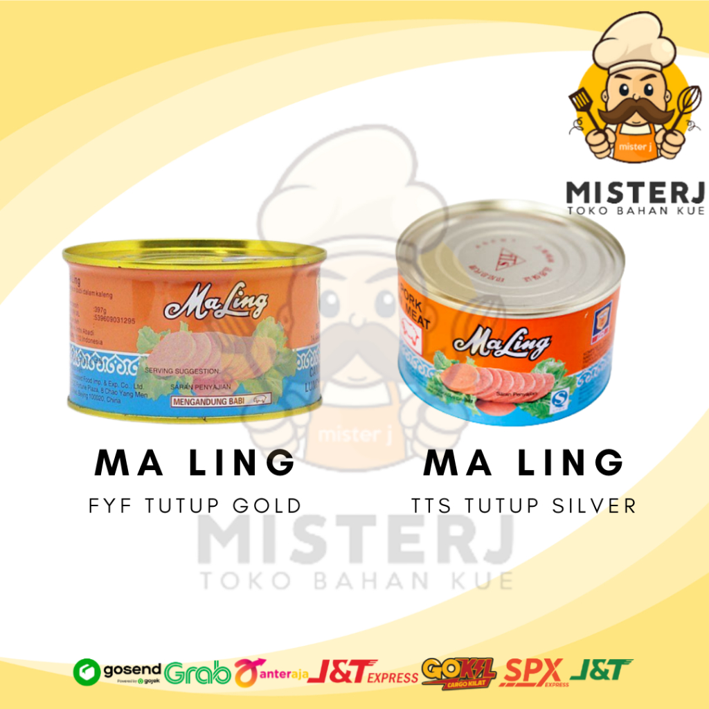 Jual Ma Ling Lunchean Pork | 397 Gram | TTS Canned | Ham Daging B4bi ...