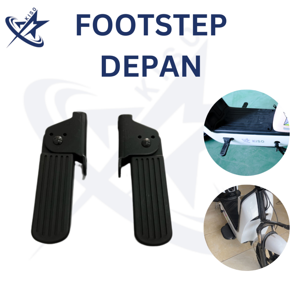 Jual KISO Pijakan Kaki Foot Step Depan Sepeda Listrik Skuter Listrik ...