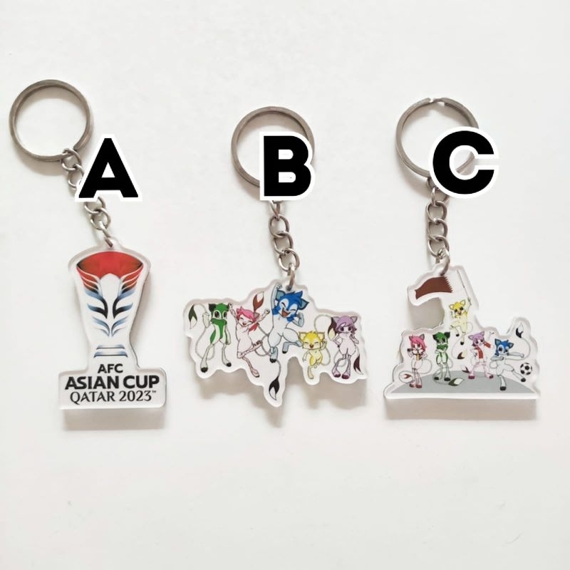 Jual Keychain Sepak Bola Piala Asia AFC Asian Cup Qatar 2024 FIFA ...