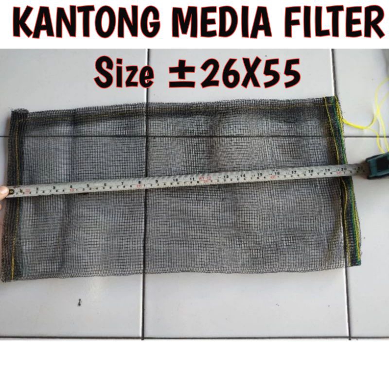 Jual kantong media filter Waring ukuran ± 26x55 | Shopee Indonesia