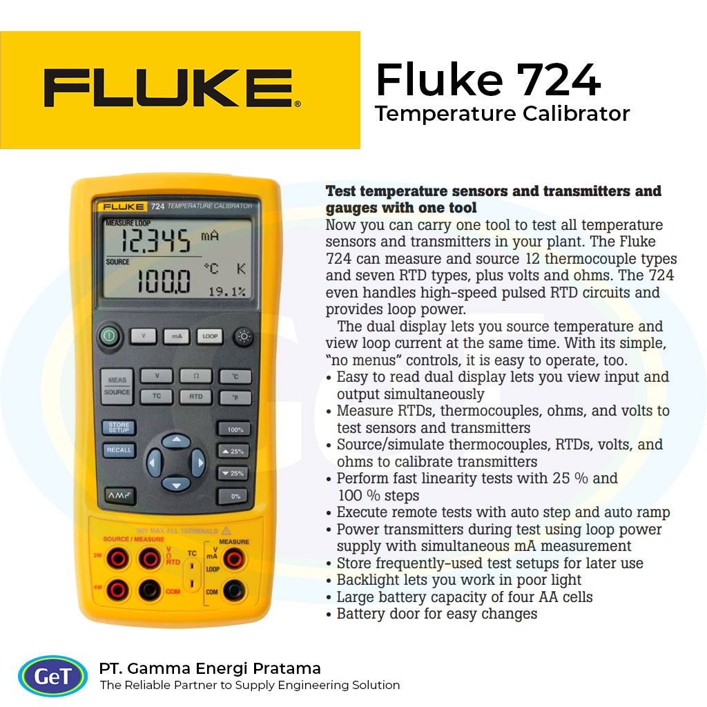 Jual Fluke 724 Temperature Calibrator Shopee Indonesia