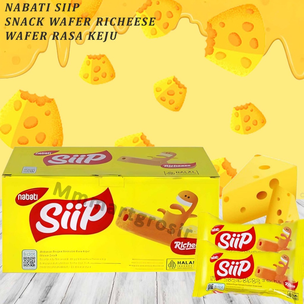 Jual Nabati Siip / Snack Wafer Richeese / Wafer Rasa Keju / Isi 20pcs x ...