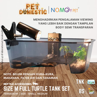 Jual TURTLE TANK M KANDANG AQUARIUM VIVARIUM TEMPAT EMBER BAK RUMAH AKUARIUM BASKING KURA AIR ...