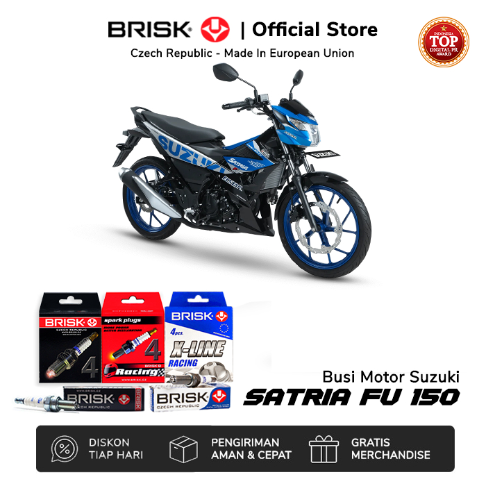 Jual Busi Motor Suzuki Satria FU 150 BRISK | Shopee Indonesia